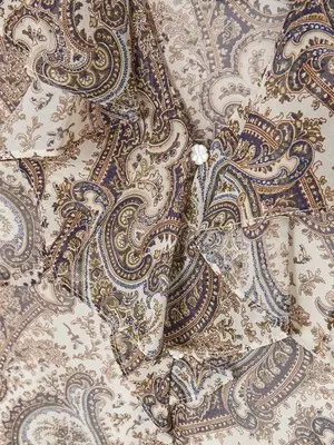 Veronica Beard Kyrie Paisley-print Silk-georgette Blouse