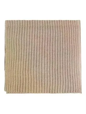MAISON MARGIELA Ribbed Wool Scarf - Brown