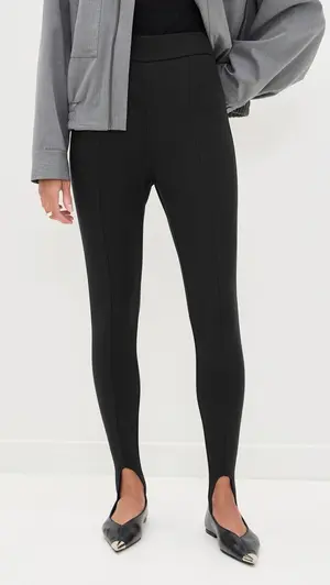 LE BOP Maris Ponte Leggings - Black