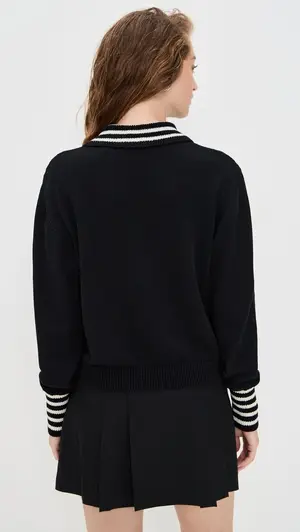 FRAME The Sailor Pullover - Black Multi