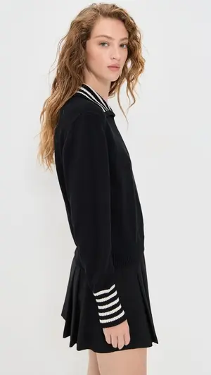 FRAME The Sailor Pullover - Black Multi