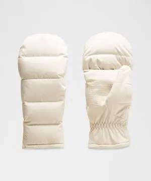 Lululemon Wunder Puff Mittens Light Ivory