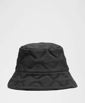 Lululemon Quilted Fleece-lined Bucket Hat - Black