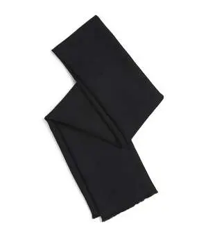Harrods Wool Geometric Jacquard Scarf