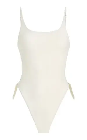 MARE PERPETUA D-ring One-piece Swimsuit - White