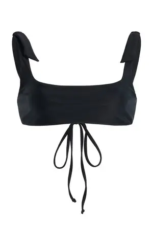 MARE PERPETUA D-ring Bikini Top - Black