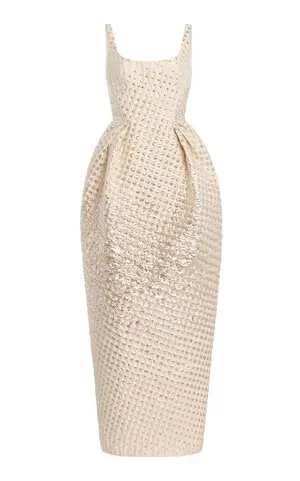 Christopher John Rogers Fil Coupé Gown - Ivory
