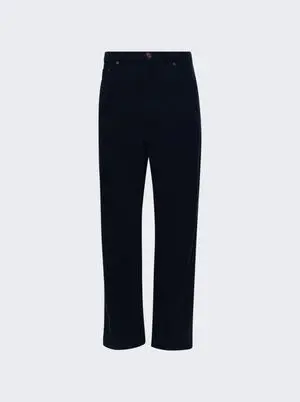 Victoria Beckham Suspended Detail Jeans - Blue