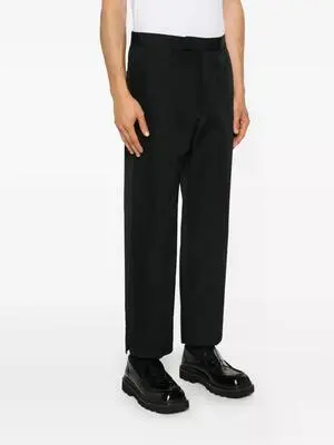 Gucci Cropped Textured Chino Trousers