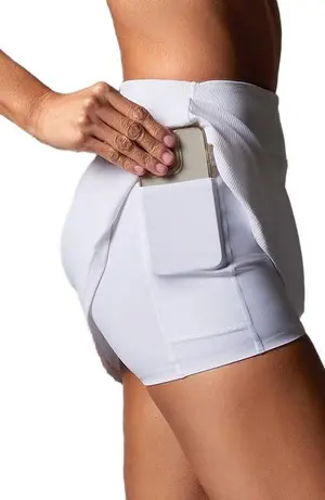 TAVI Active Skort - White