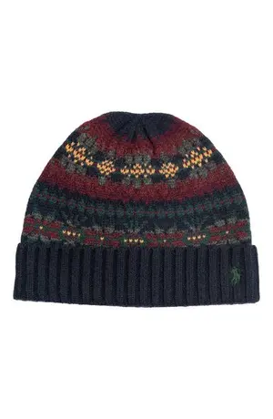 Polo Ralph Lauren Fair Isle Beanie - Navy Multi