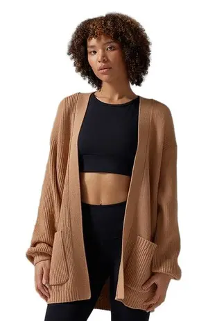 TAVI Alpine Long Cardigan - Camel