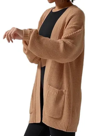 TAVI Alpine Long Cardigan - Camel
