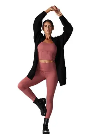 TAVI Alpine Long Cardigan - Ebony