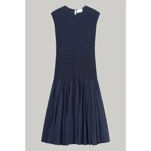 Merlette Stijl Midi Dress - Navy