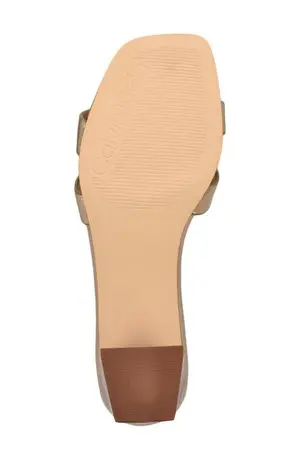 Calvin Klein Andrae Slide Sandal - Bronze