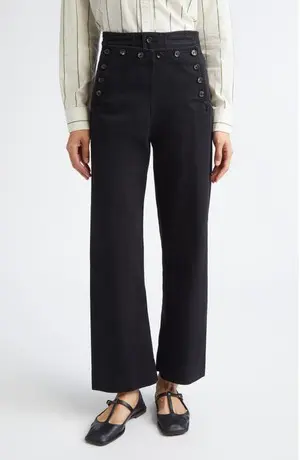 BODE Denim Sailor Trousers - Black