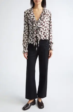 BODE Denim Sailor Trousers - Black