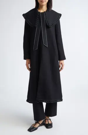 BODE Dover Belted Wool Coat