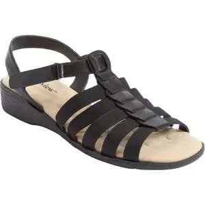 COMFORTVIEW The Dorian Fisherman Sandal - Black