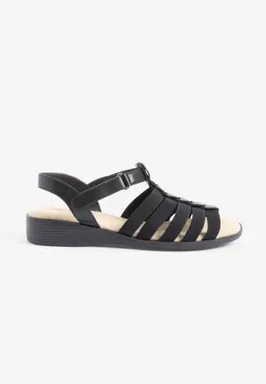 COMFORTVIEW The Dorian Fisherman Sandal - Black