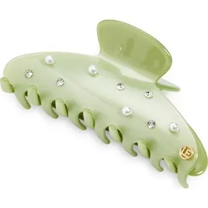 L. Erickson Lumina Embellished Claw Clip - Sage