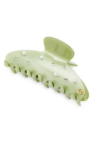 L. Erickson L. Erickson Lumina Embellished Claw Clip Sage