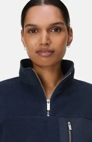 Sweaty Betty Mallow Fleece Half-zip Pullover