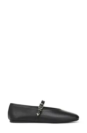 FAVORITE DAUGHTER Margot Mary Jane Flat - Black
