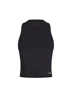 PB5STAR Cropped Racerback Tank Top - Arctic