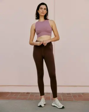 REFORMER Compression Legging With Fused Waistband - Maple