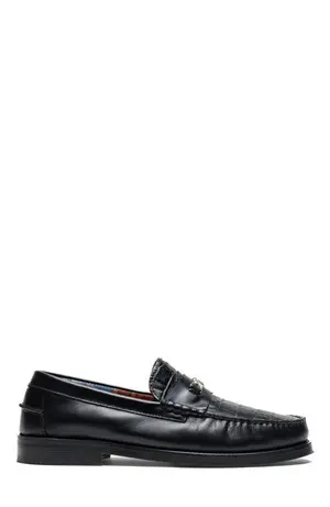 NAKED WOLFE Naked Wolfe Roma Loafers With Chain Detail Black
