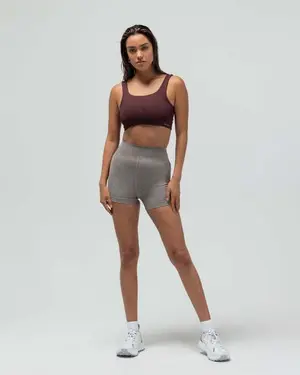 REFORMER Clean Finish Compression Bra - Maple
