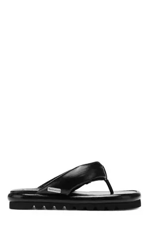 NAKED WOLFE Naked Wolfe Hilary Platform Slip-On Sandals Black
