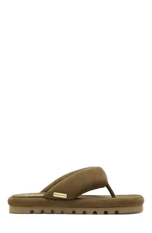 NAKED WOLFE Naked Wolfe Hilary Platform Slip-On Sandals Tan