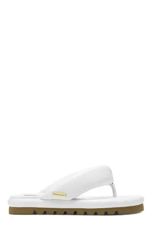 NAKED WOLFE Naked Wolfe Hilary Platform Slip-On Sandals White