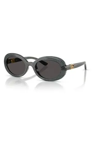 Dolce & Gabbana 49mm Oval Sunglasses