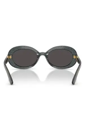 Dolce & Gabbana 49mm Oval Sunglasses