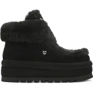 NAKED WOLFE Naked Wolfe Bambi Suede Shearling Boots Black