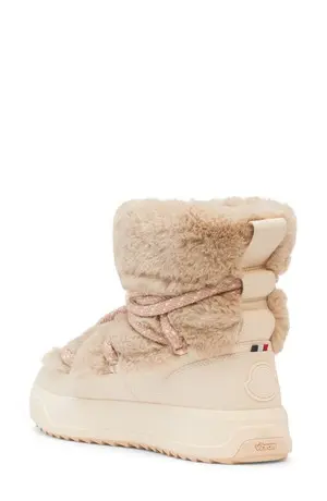 Moncler Mon Altive Faux Fur Snow Boot - Teddy