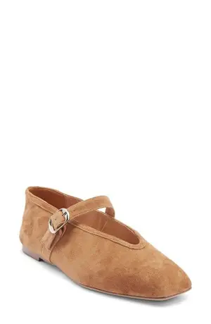 TONY BIANCO Bobbi Mary Jane Flat - Taupe Suede