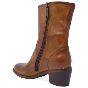 MADISON MAISON Leather Mid-calf Boots - Brown