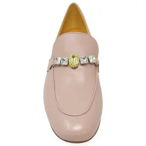 MADISON MAISON Flat Jewel Loafer - Pink