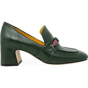 MADISON MAISON Heel Jewel Loafer - Green