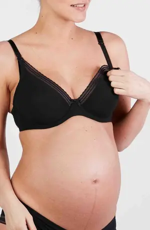 CACHE COEUR Maternity And Nursing Bra Milk - Black