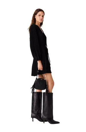 Maje Mini Pleated Dress