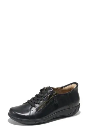 HALSA FOOTWEAR Alma Leather Sneakers - Black