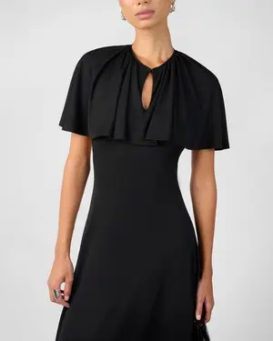 WeWoreWhat Cape Midi Dress
