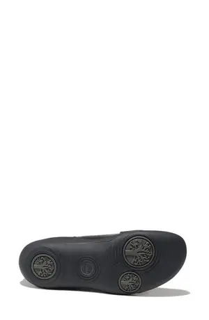 HALSA FOOTWEAR Ava Leather Flats - Black
