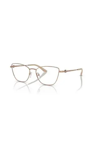 Armani Exchange 53mm Cat Eye Optical Glasses - Dark Gold